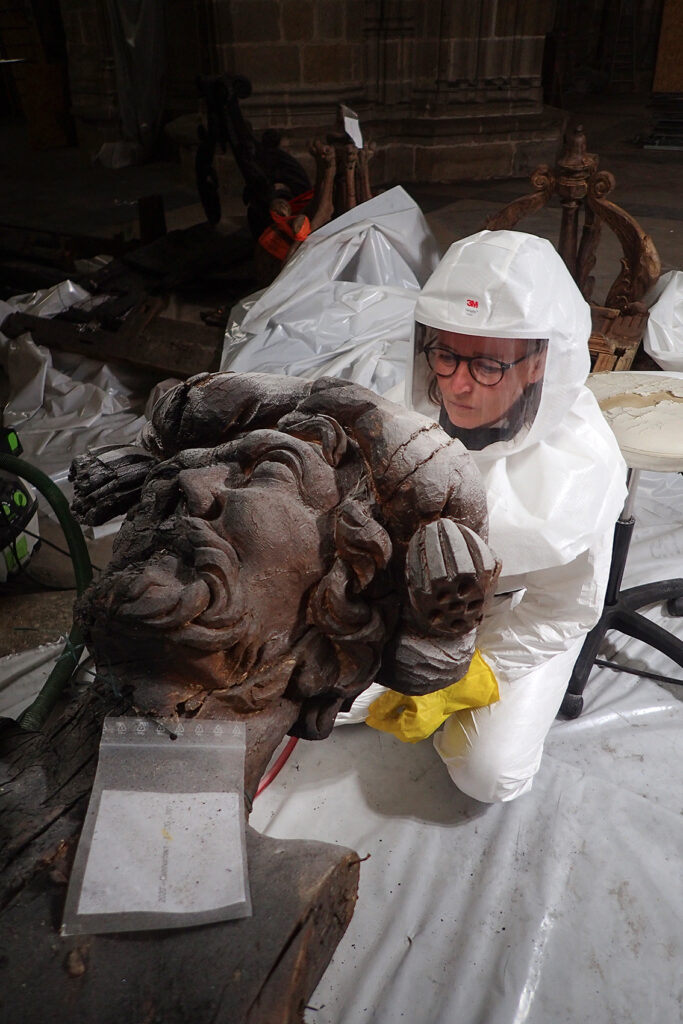 (burnt) Organ of the Cathedral of Nantes (44) – Didier Pousset